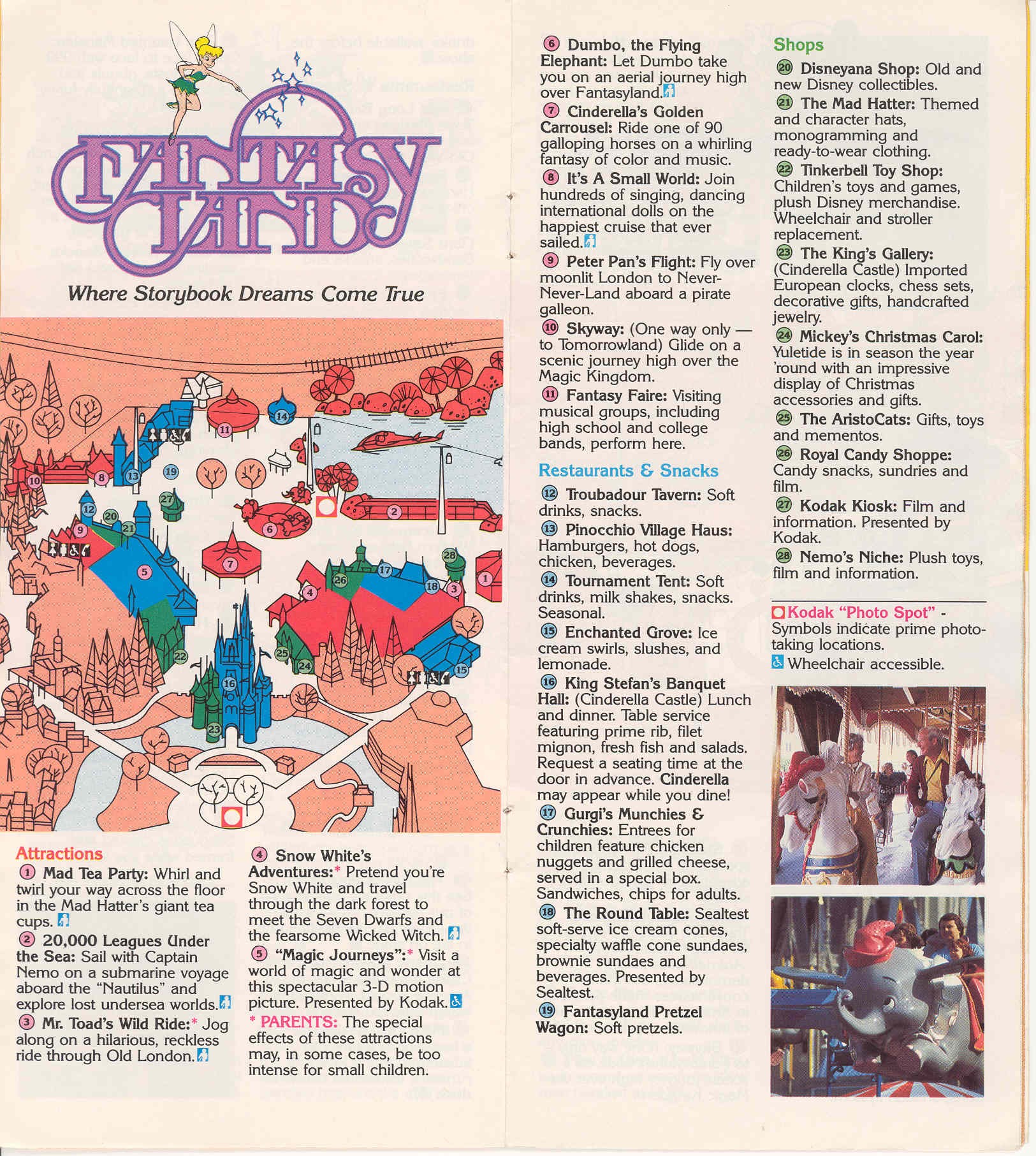 Magic Kingdom Guide Book 1988 - Photo 5 of 14