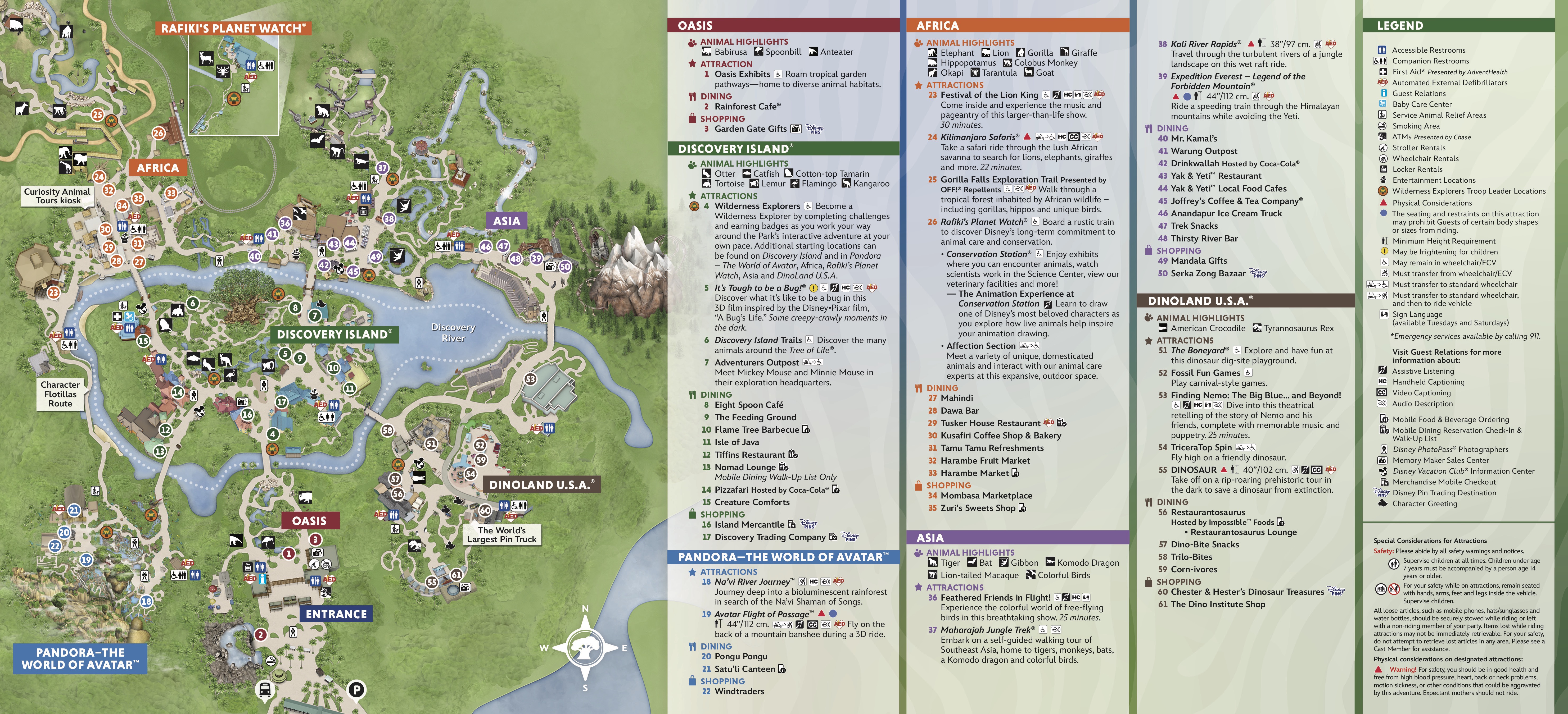 Walt Disney World Park Maps December 2023 - Photo 2 of 10