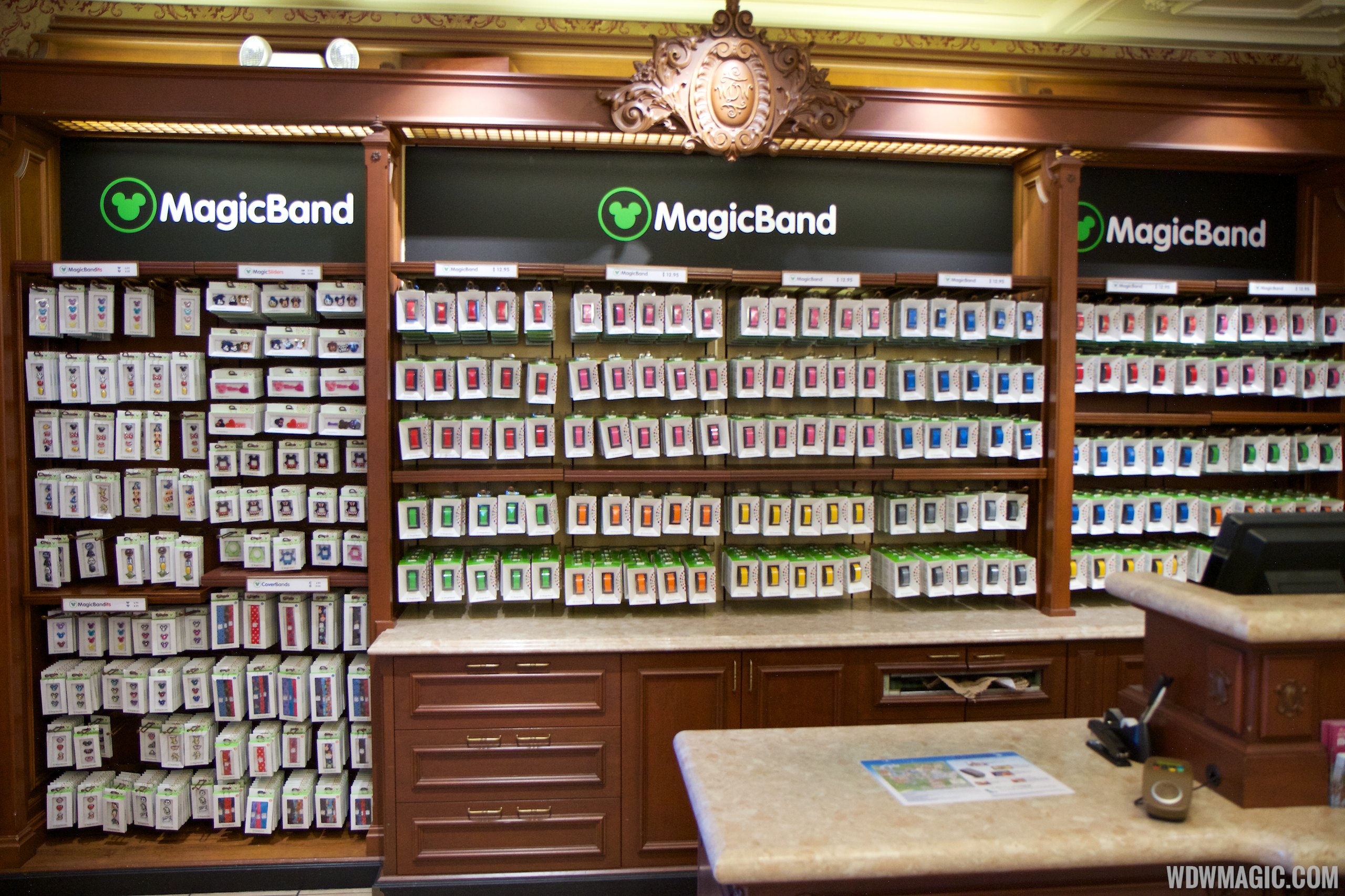 MagicBand retail display at the Magic Kingdom's Emporium - Photo 3 of 5