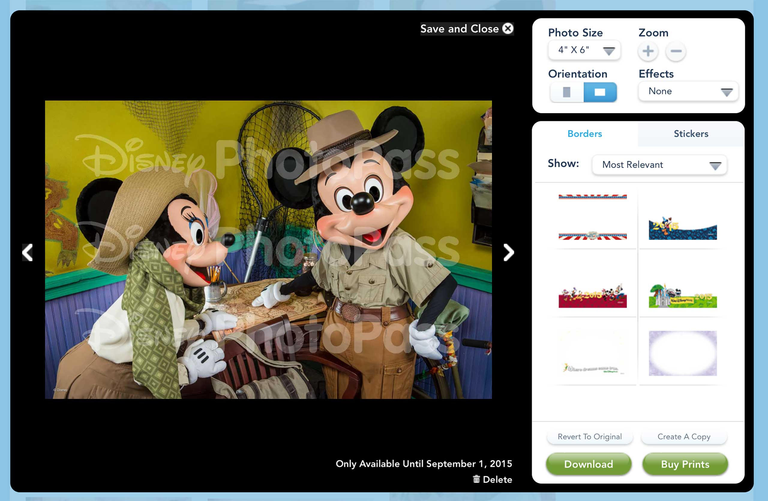 Update to Disney's PhotoPass site adds copy protection watermarks over ...