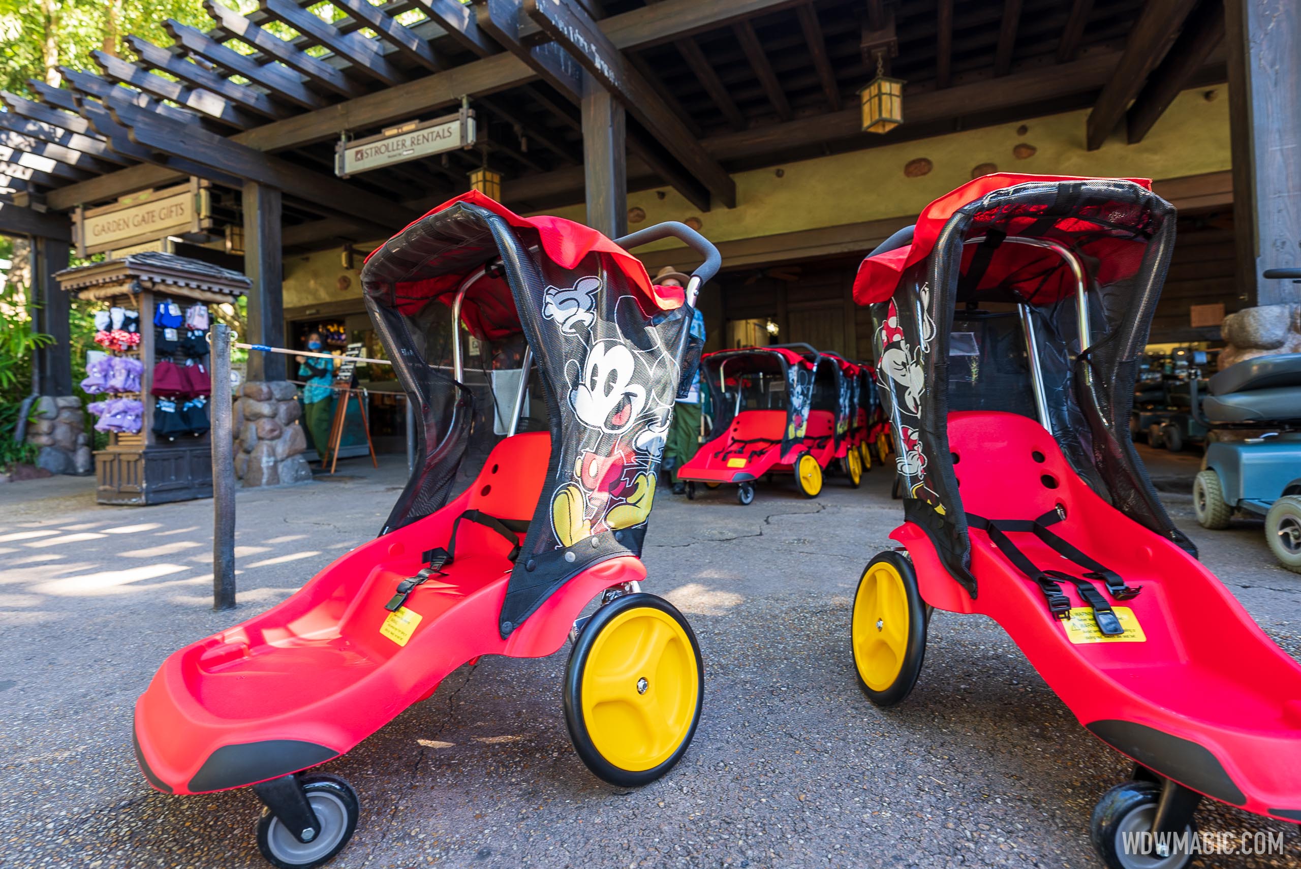 Mickey Mouse and Minnie Mouse Disney World Strollers - Photo 5 of 6