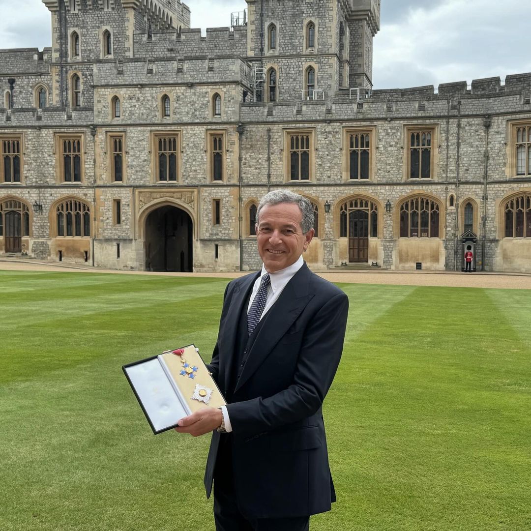 Disney CEO Bob Iger Presented With Honorary Knighthood by Prince ...