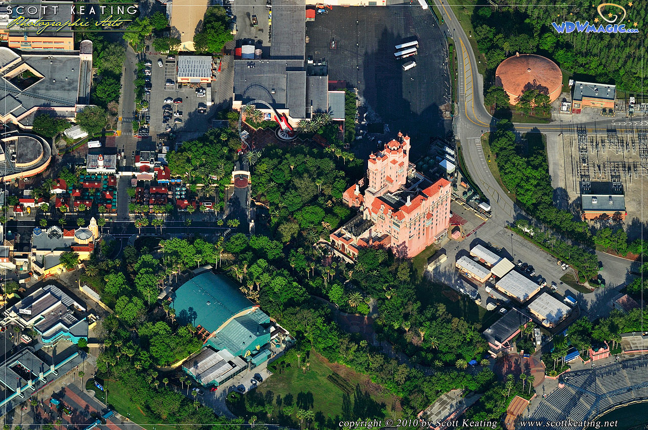 UPDATED! More aerial photos - Disney's Contemporary Resort and Bay Lake ...
