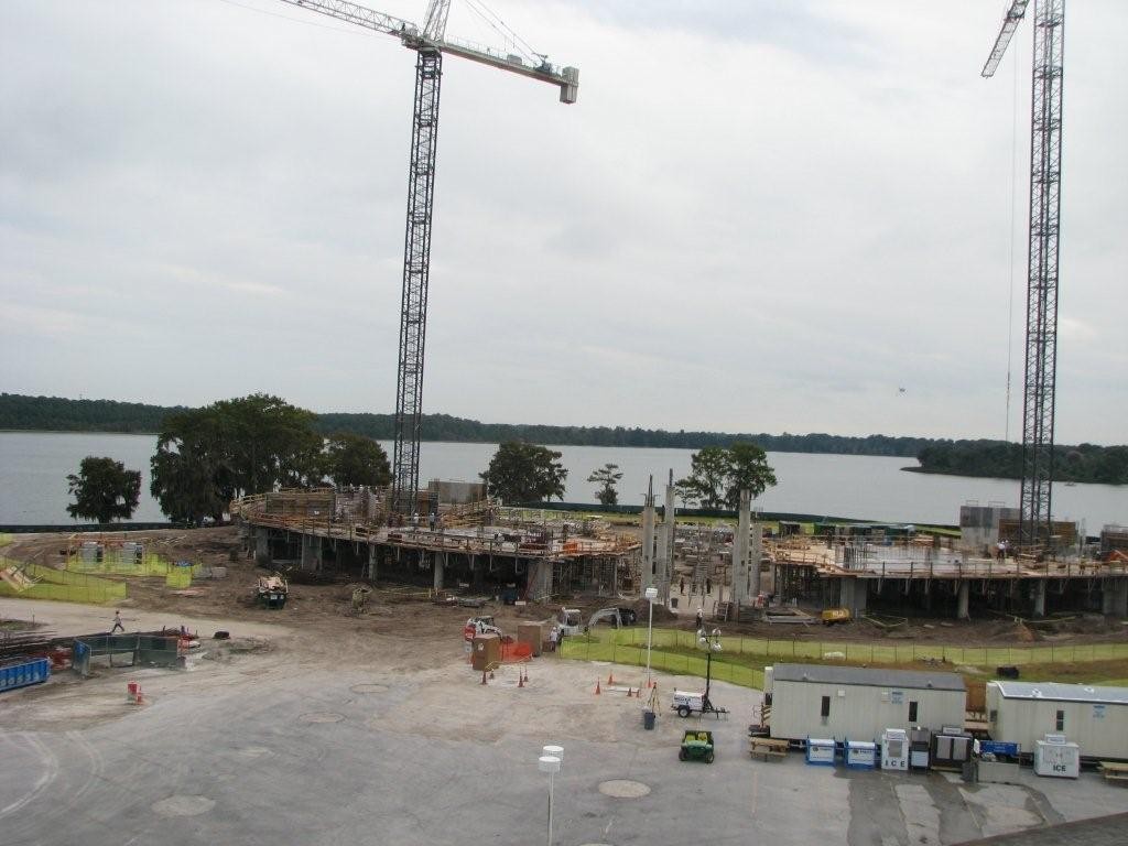 Latest progress photos on the Contemporary DVC Tower construction