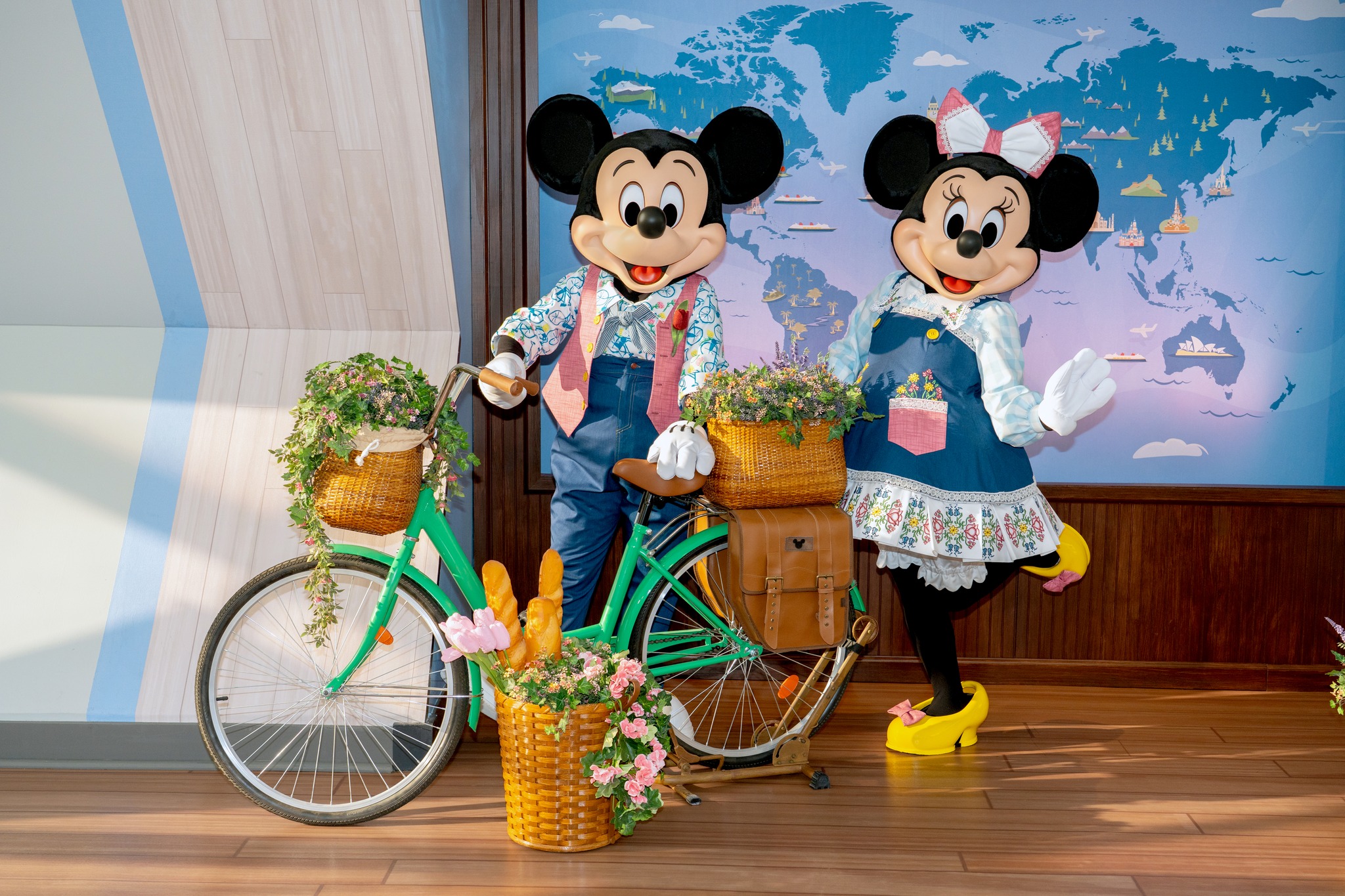 Mickey and Minnie Debut New Cottagecore Outfits at EPCOT DVC Member Lounge