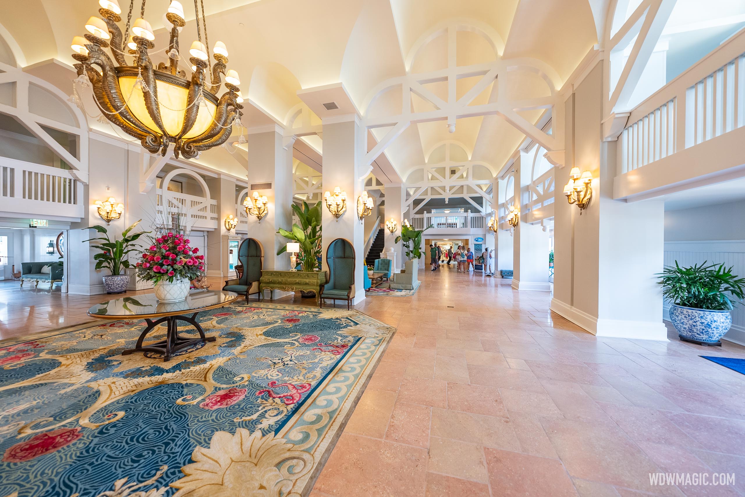Disney's Beach Club Resort lobby refurbishment - August 9 2023 - Photo ...