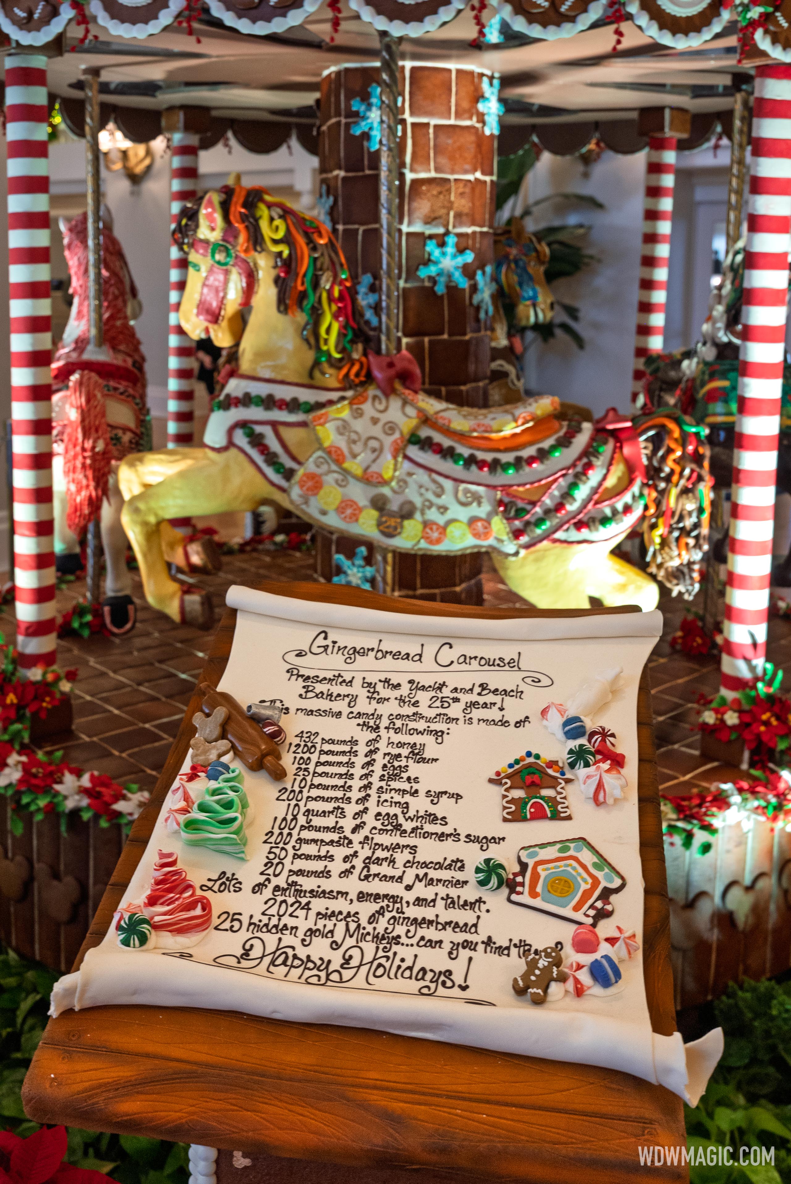 2025 Gingerbread Carousel at Disney's Beach Club Resort - Photo 4 of 11