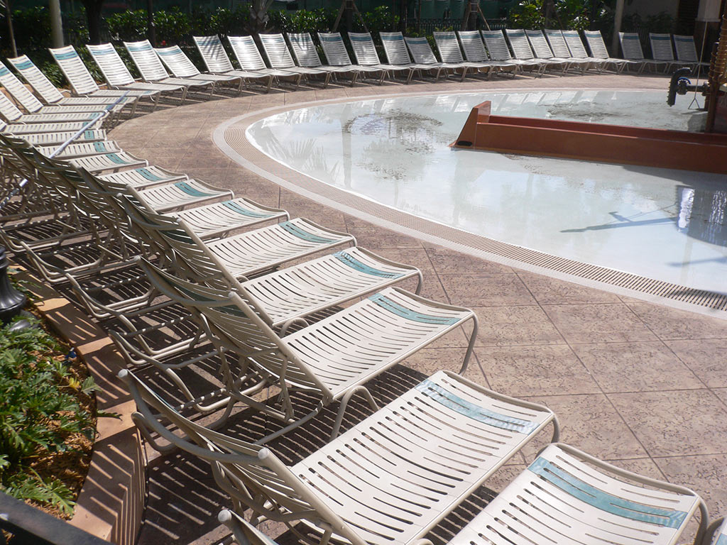 New Caribbean Beach Resort pool complete