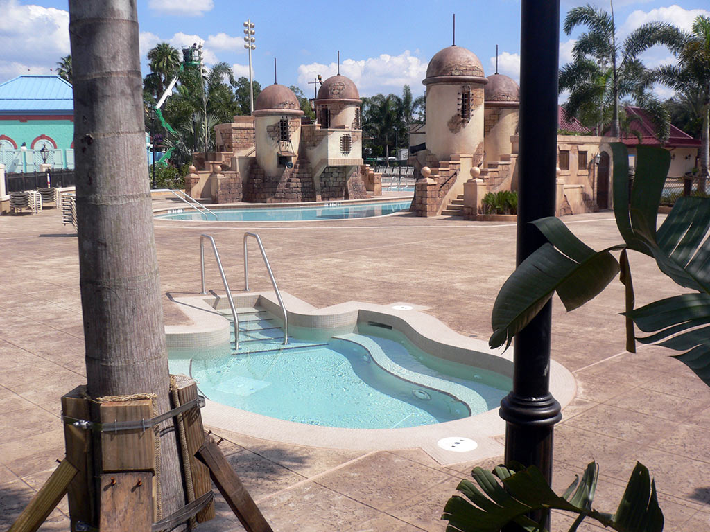 New Caribbean Beach Resort pool complete - Photo 8 of 16