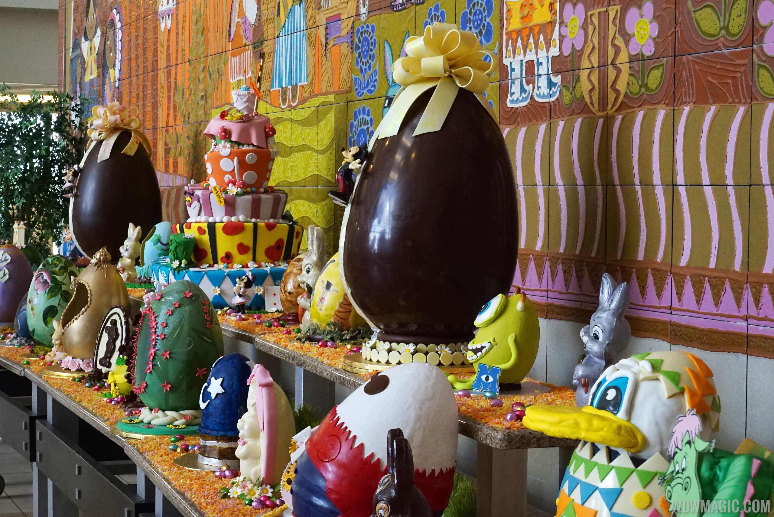 PHOTOS - Disney's Contemporary Resort Easter Egg display