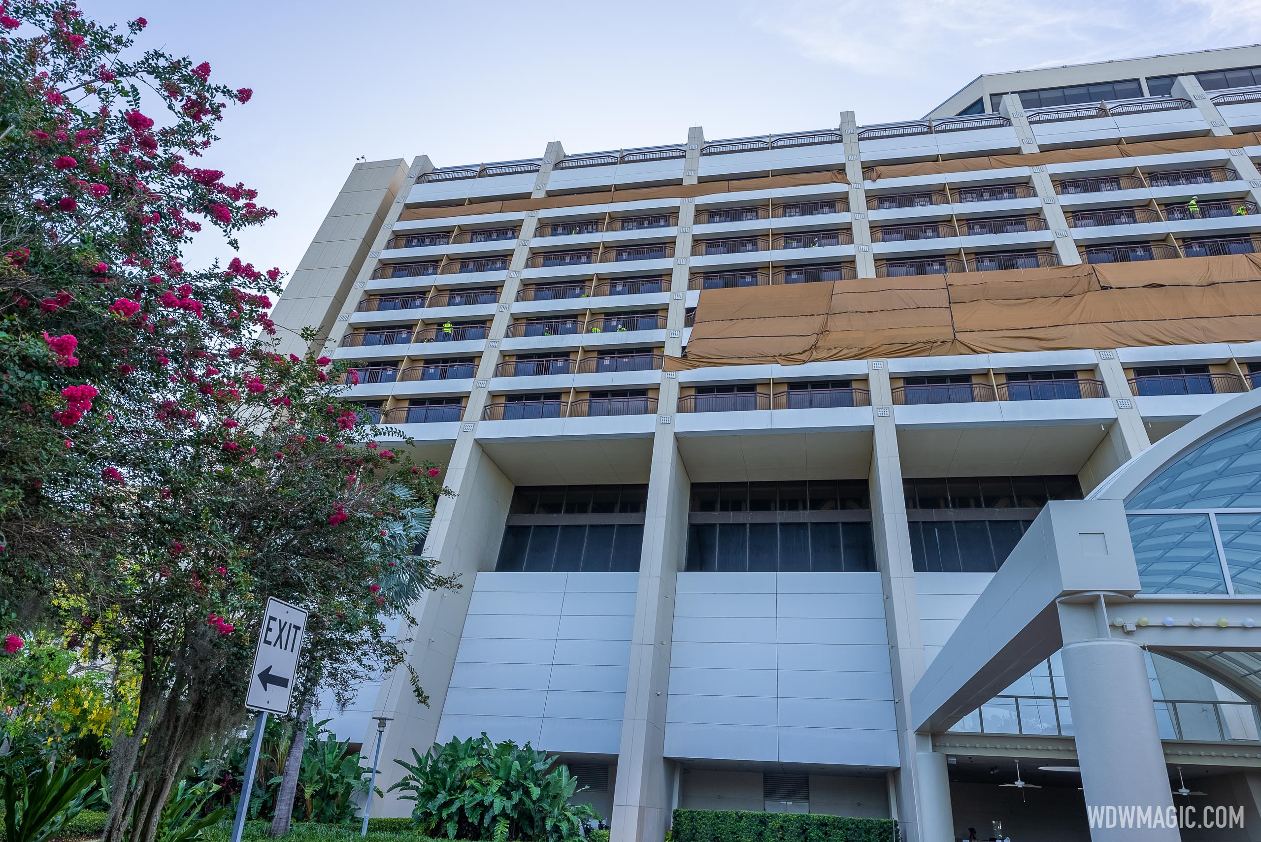 Disney's Contemporary Resort construction update - July 16 2021 - Photo ...