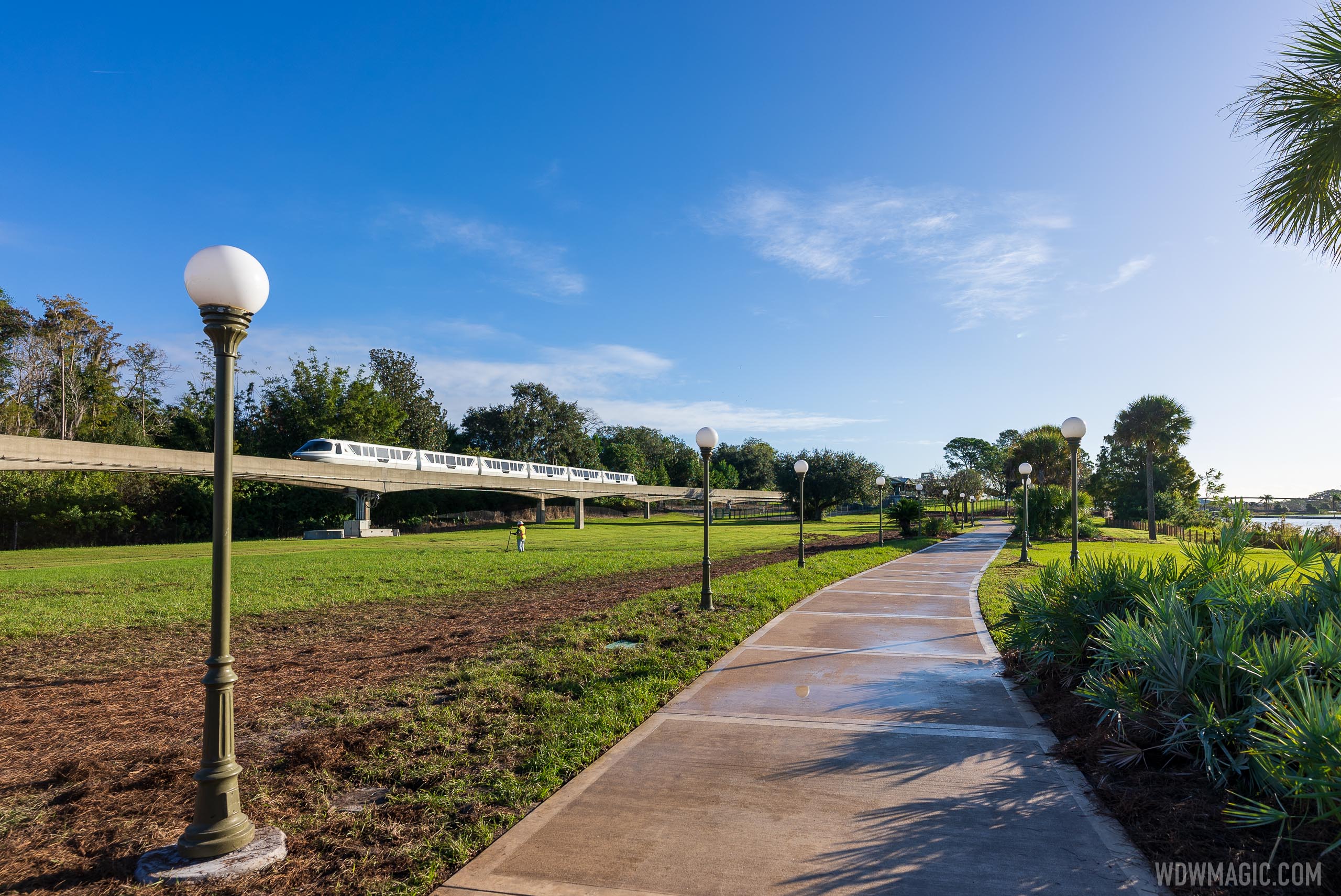 Walkthrough of completed Grand Floridan Resort walkway to Magic Kingdom ...