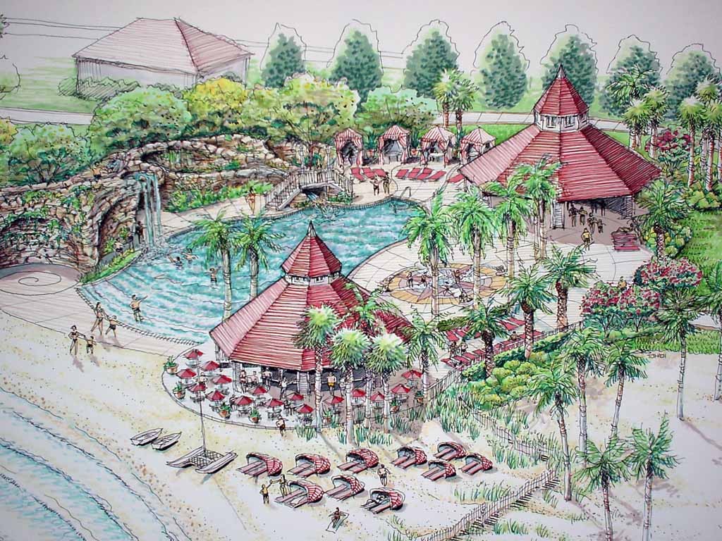 Grand Floridian pool concept art - Photo 1 of 1