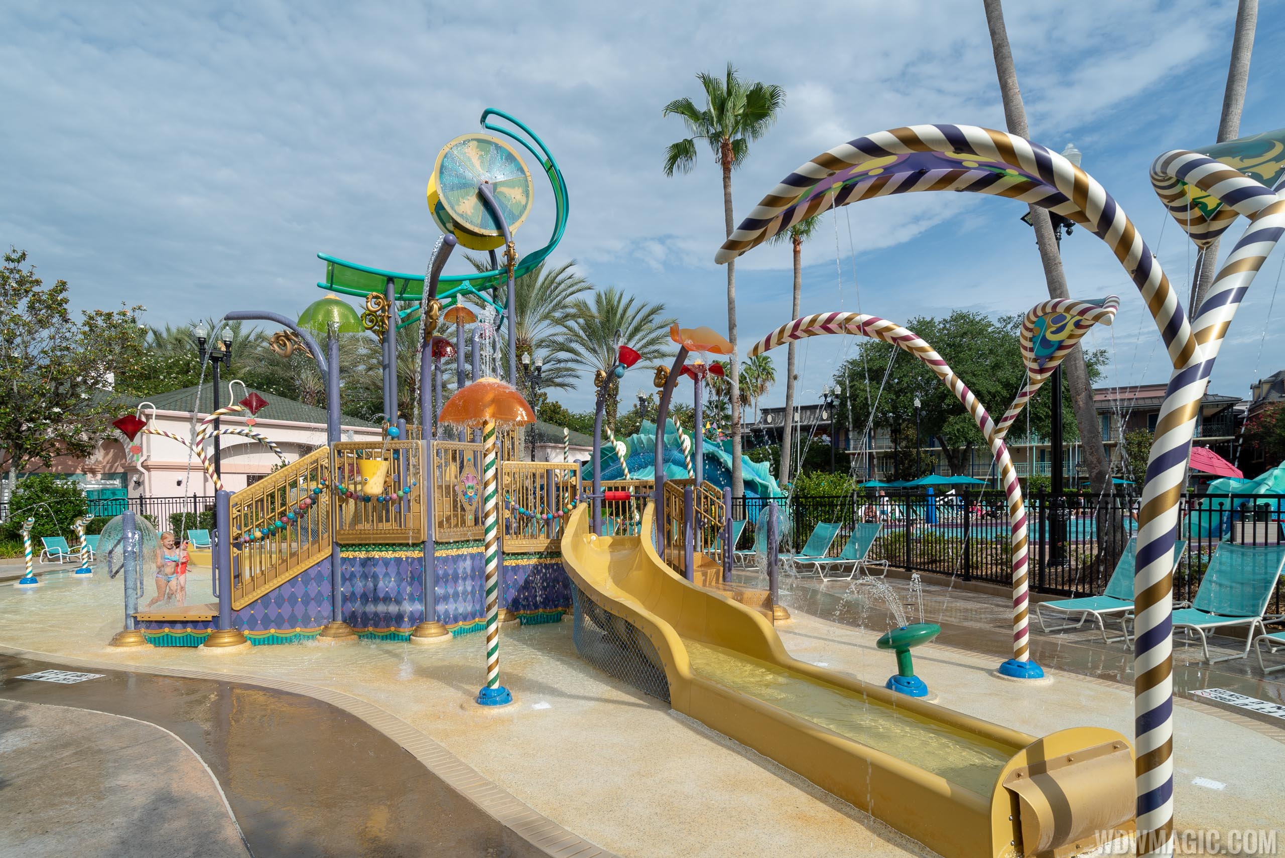 Disney's Port Orleans French Quarter pool area 2018 - Photo 8 of 9