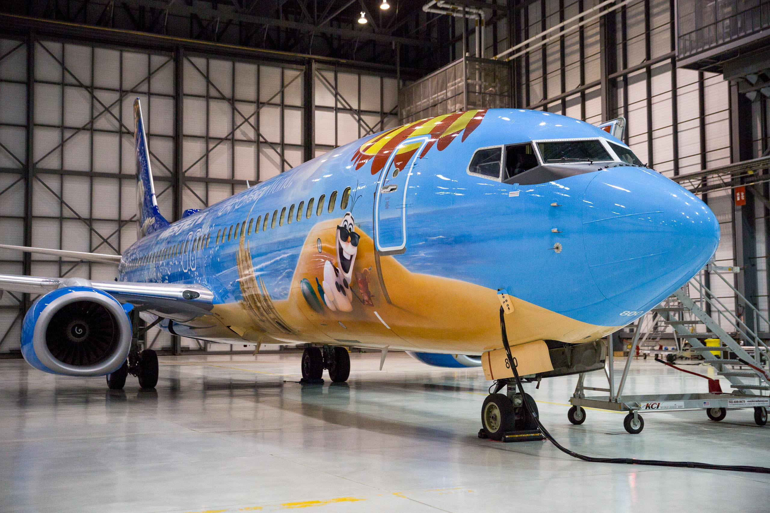 WestJet Frozen Plane - Photo 2 of 3