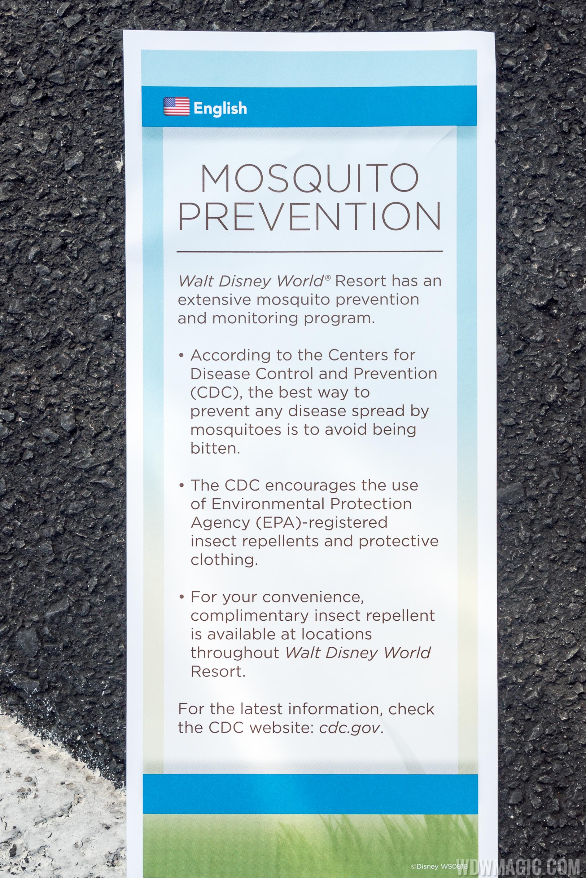 Mosquito Prevention station at Epcot - Photo 3 of 4