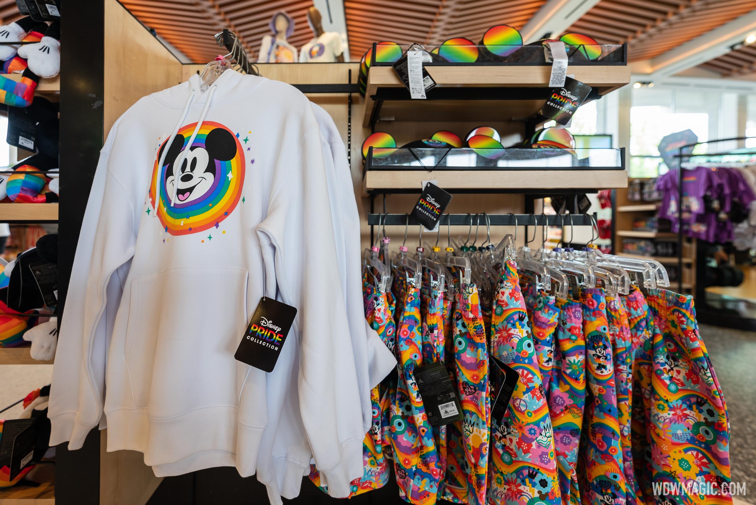 Disney 2023 PRIDE merchandise collection in Creations Shop at EPCOT ...