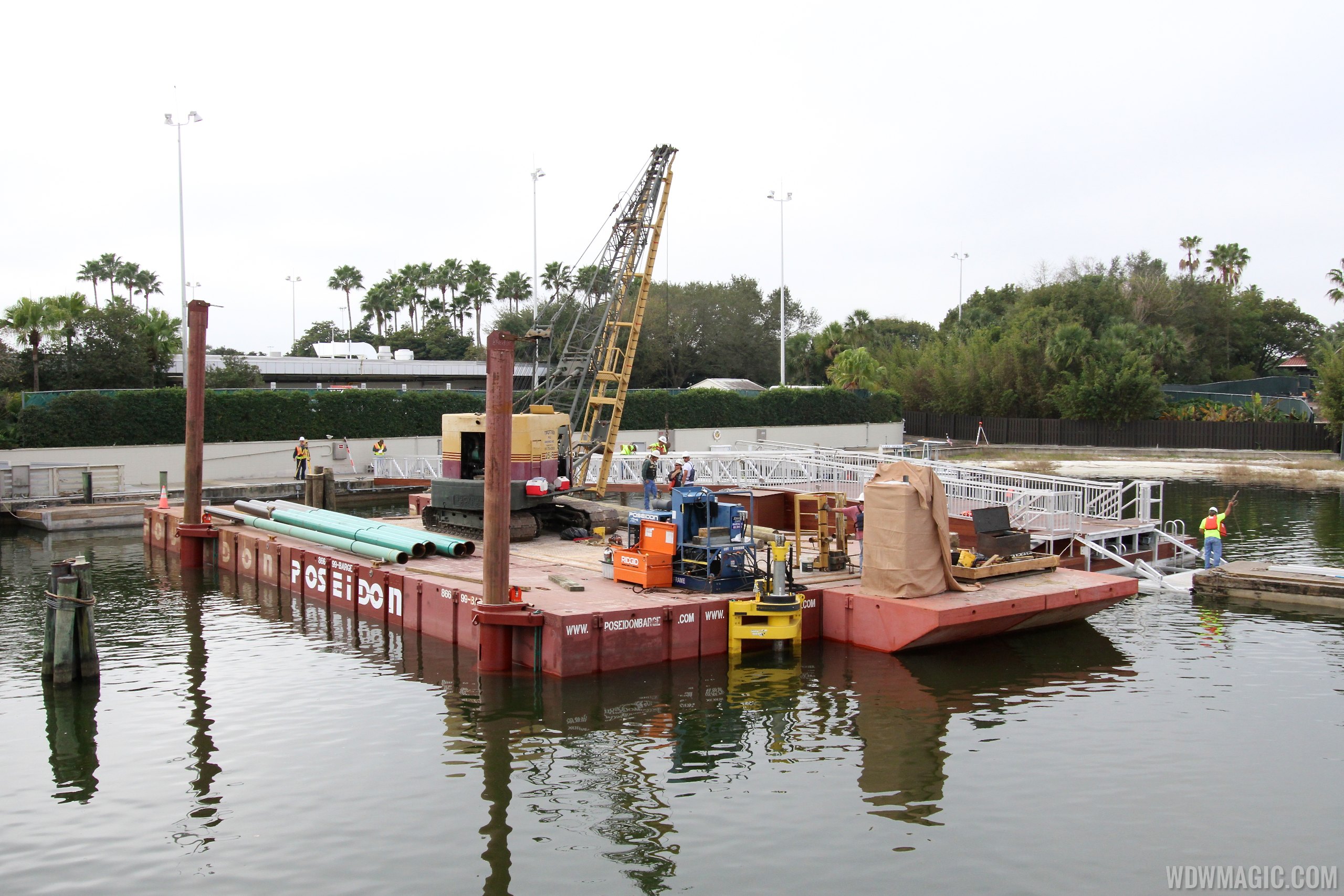 PHOTOS - Second Ferry boat loading dock under construction at the ...