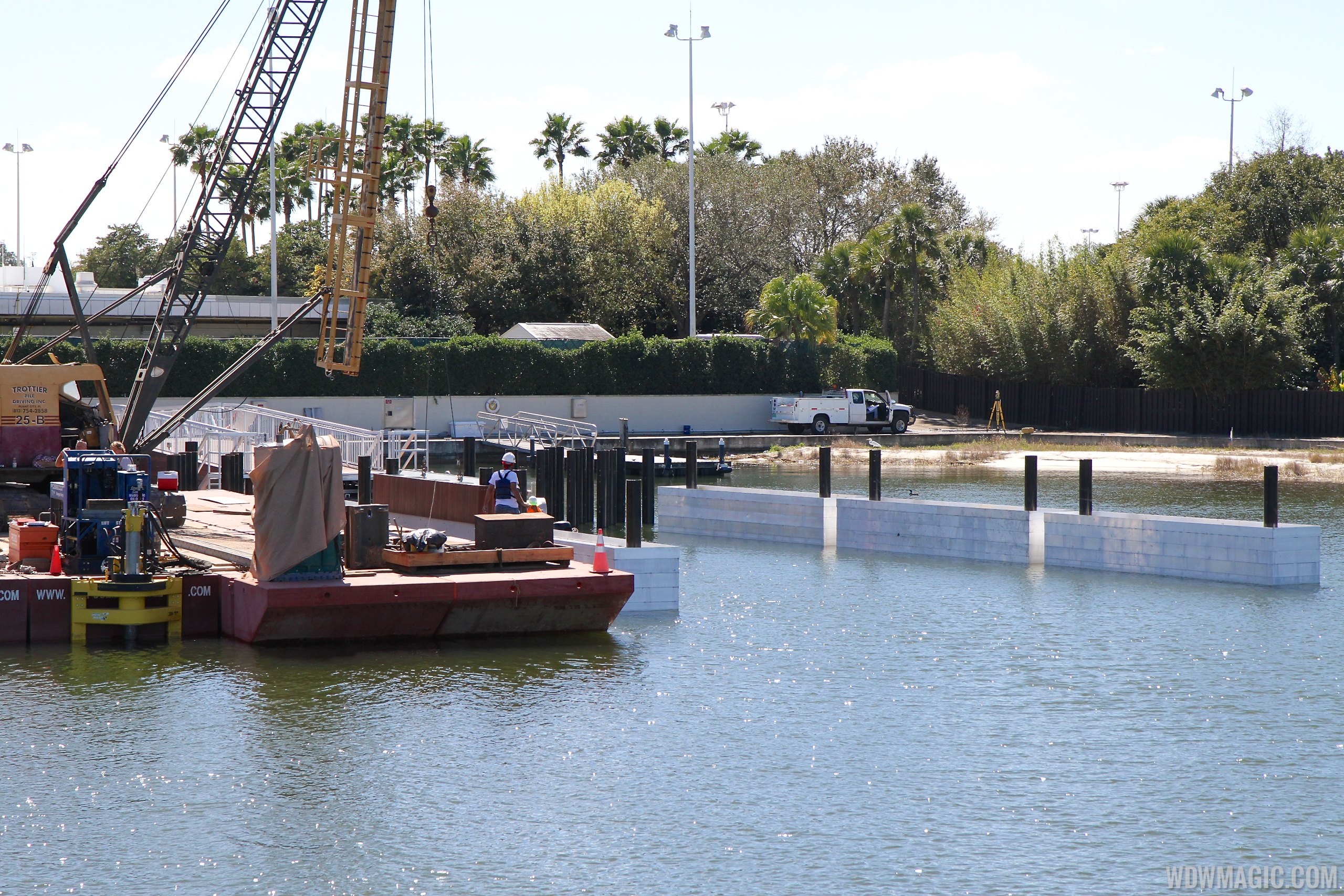 Second Ferry boat loading dock at Transportation and Ticket Center ...