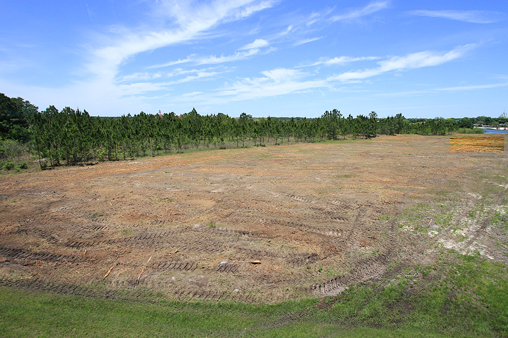 Land cleared by the TTC on the site of the Mediterranean Resort plot