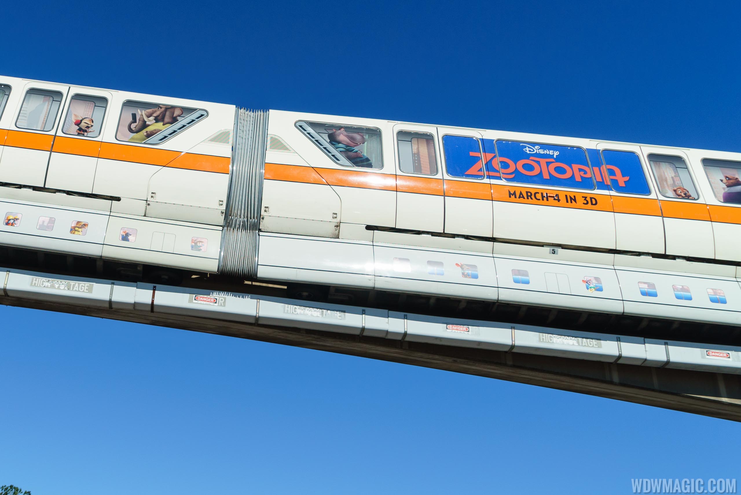 PHOTOS - Zootopia takes to the monorail beam with new promo wrap