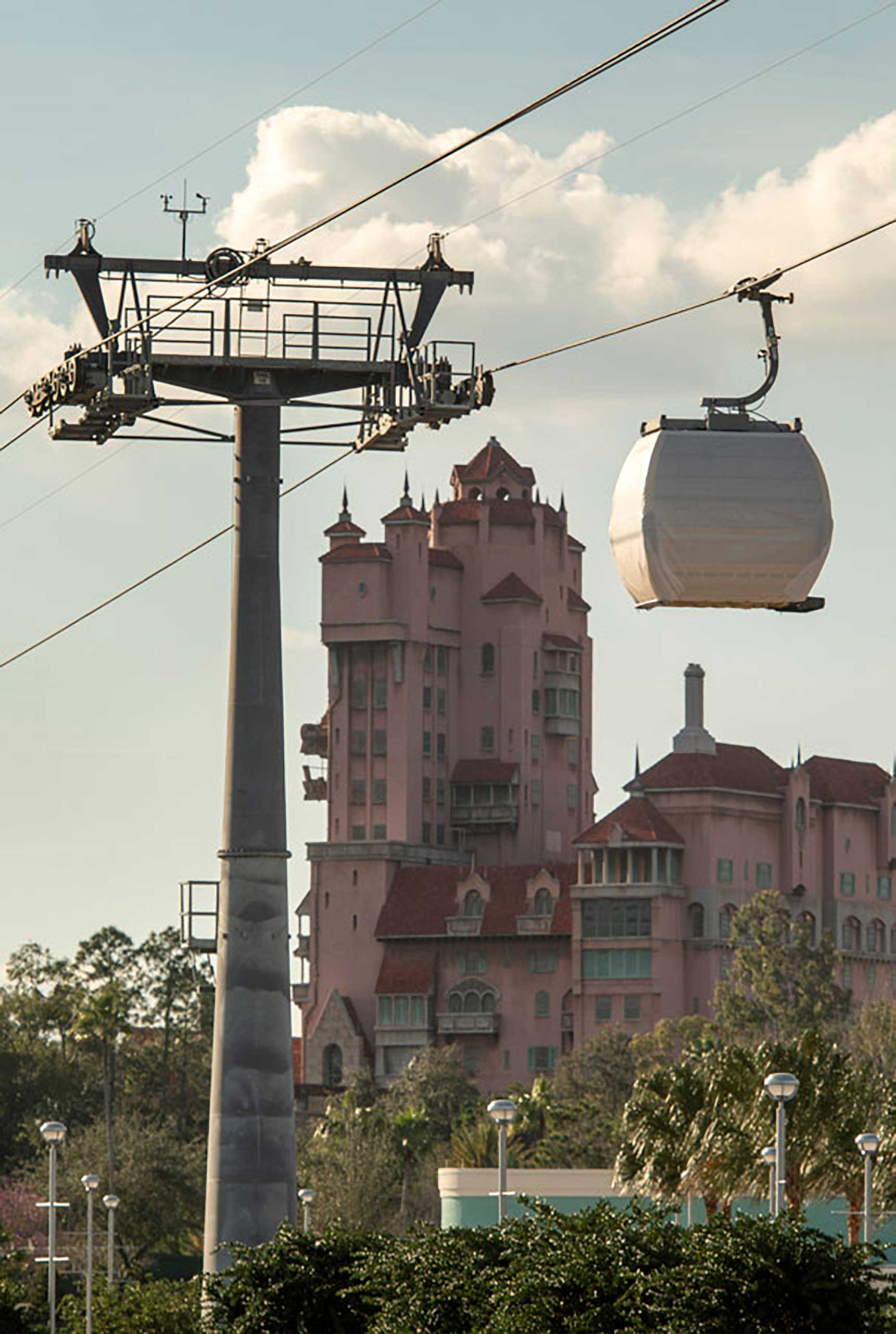 Disney Skyliner guest gondola testing - Photo 1 of 2