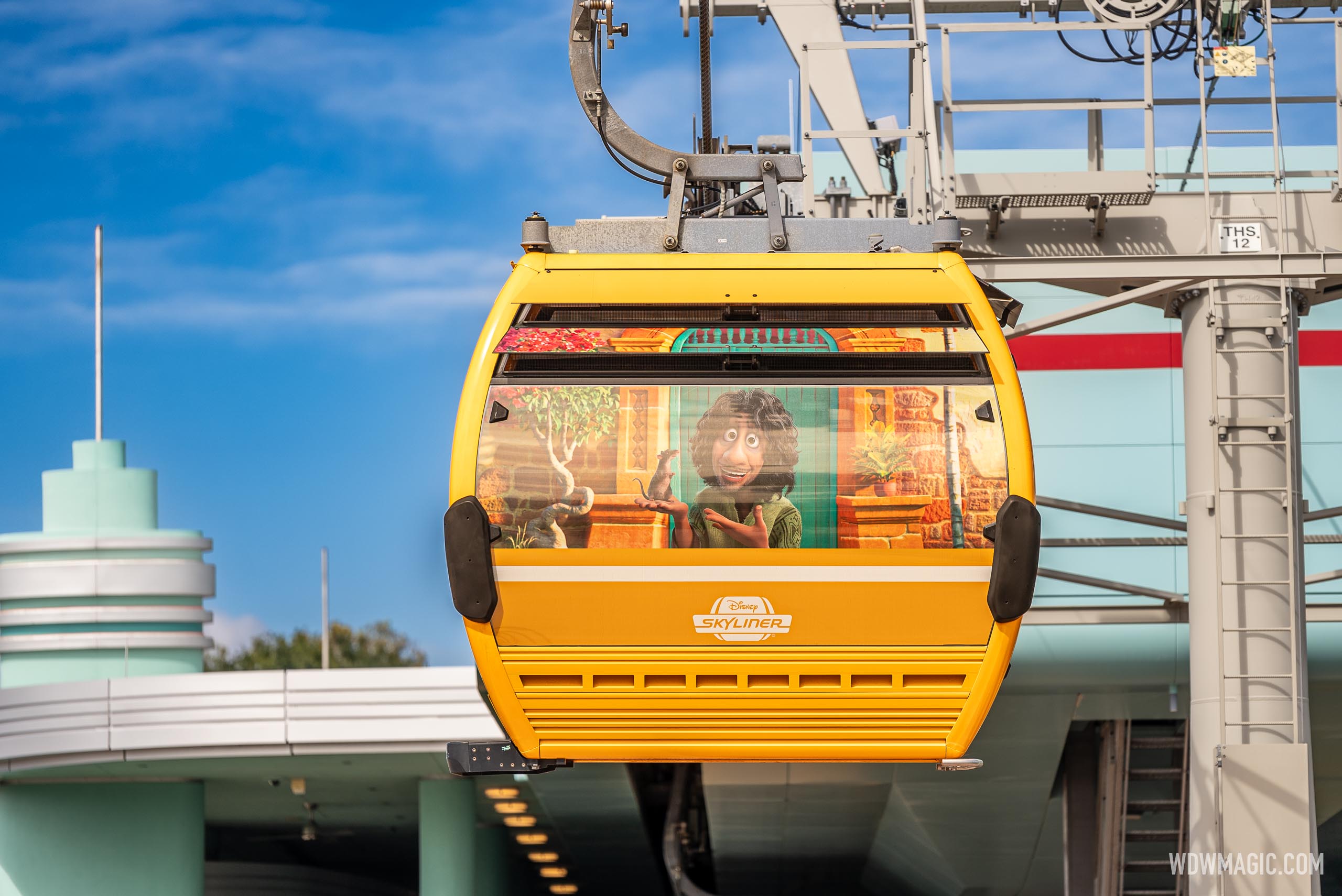 Encanto wrapped Disney Skyliner gondola - Photo 5 of 6