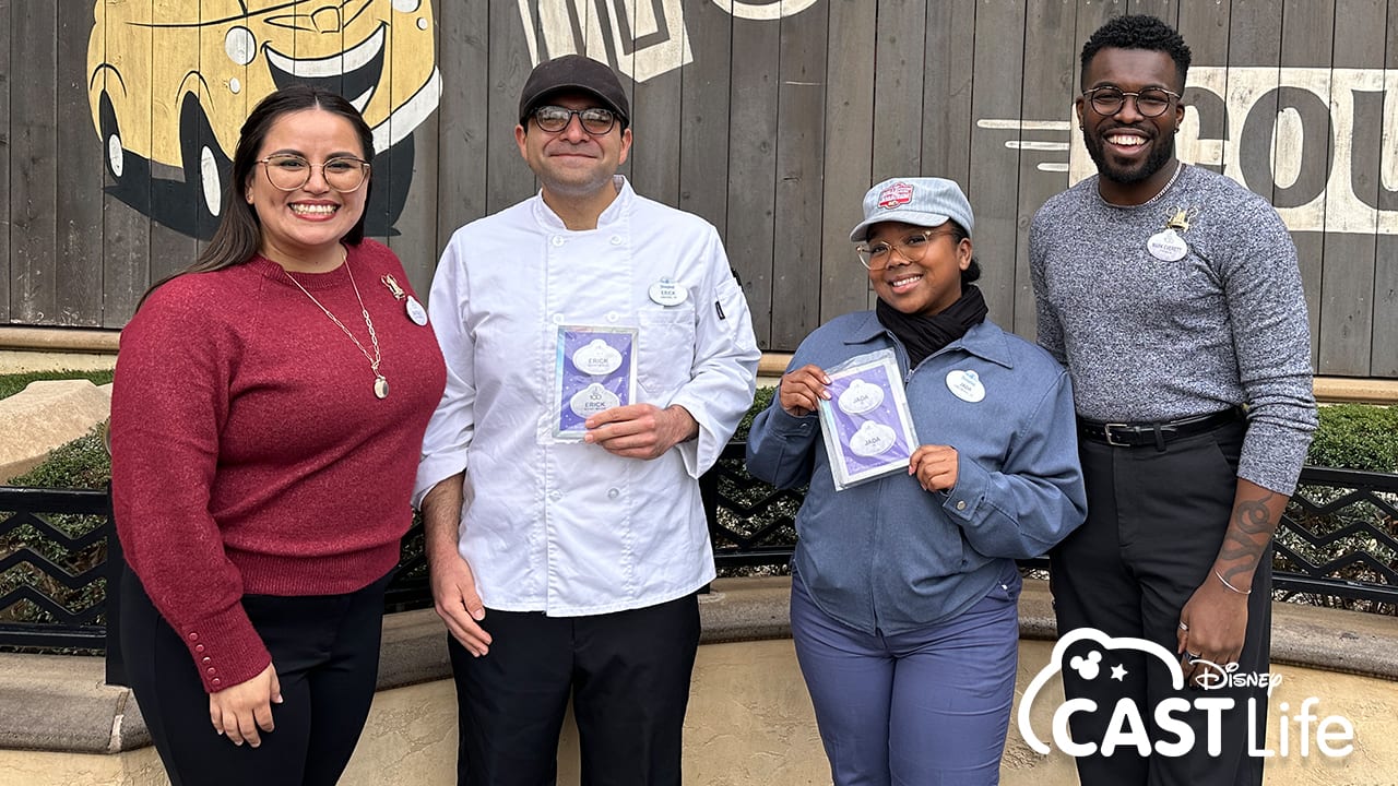 Disneyland Cast Members switch their nametag hometown for a favorite ...