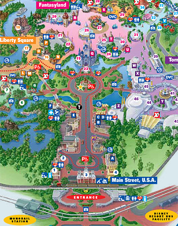 Walt Disney World Park And Resort Maps Photos