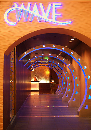 Menus for The Wave restaurant - opening today at the Contemporary Resort